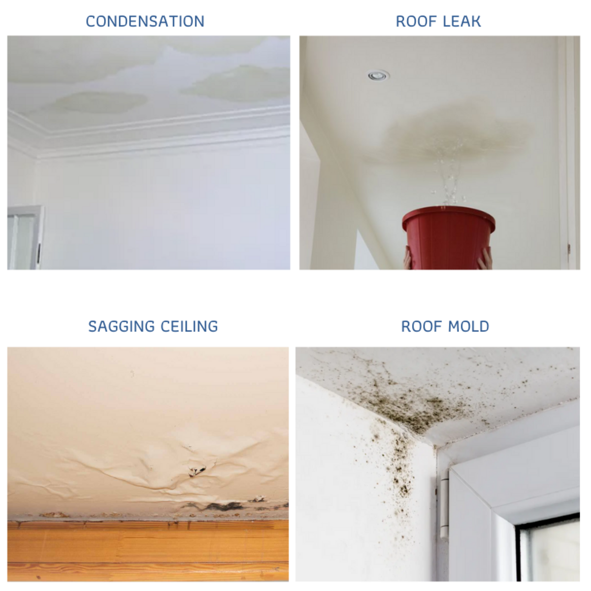 How To Spot A Roof Leak Or Water Damage Inside Your Home | KEE Roofing®